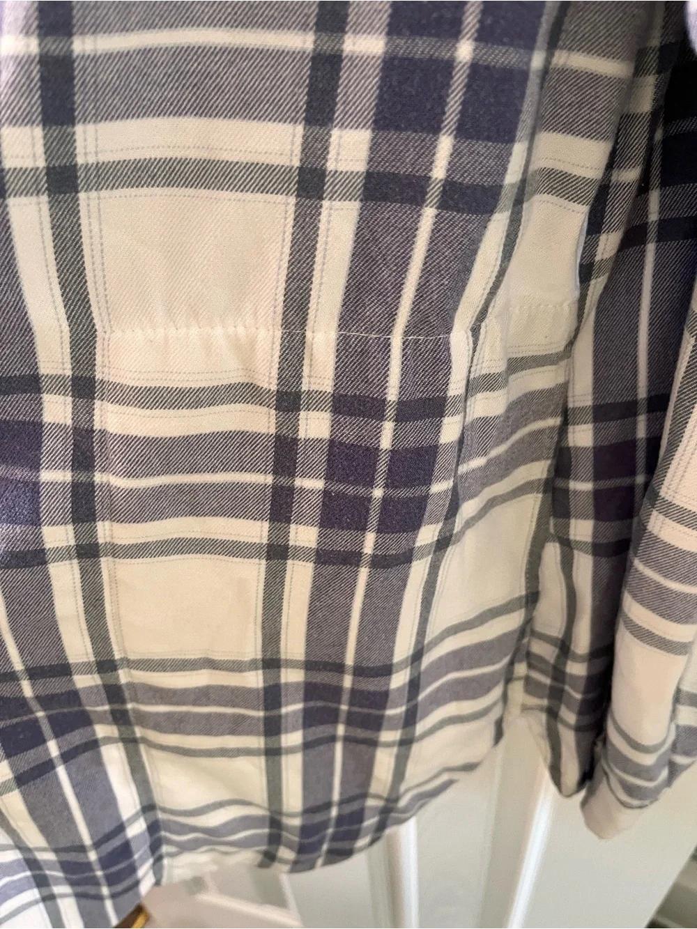 Jachs | Tops | Jachs Girlfriend Xl Blue Plaid With Snaps Soft Flannel ...